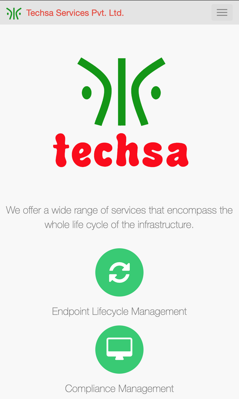 techsa.net - Company Portfolio Website - arunk140